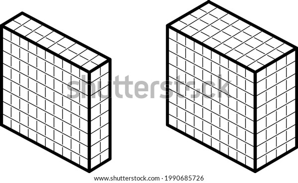 Gabion Wall Stone Icon Vector Stock Vector (Royalty Free) 1990685726 ...