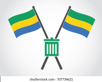 Gabon Emblem Stock Vector (Royalty Free) 707734621 | Shutterstock