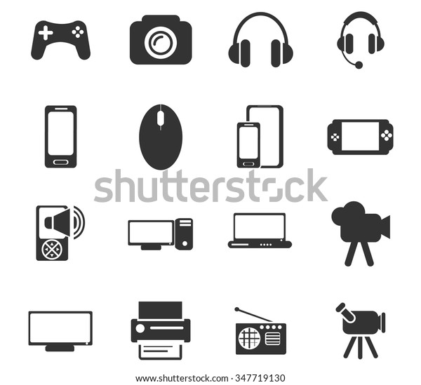 Gadget Symbol Web Icons Stock Vector (Royalty Free) 347719130 | Shutterstock