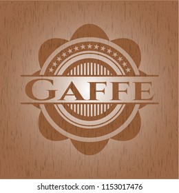 Gaffe Wood Emblem Stock Vector (Royalty Free) 1153017476 | Shutterstock