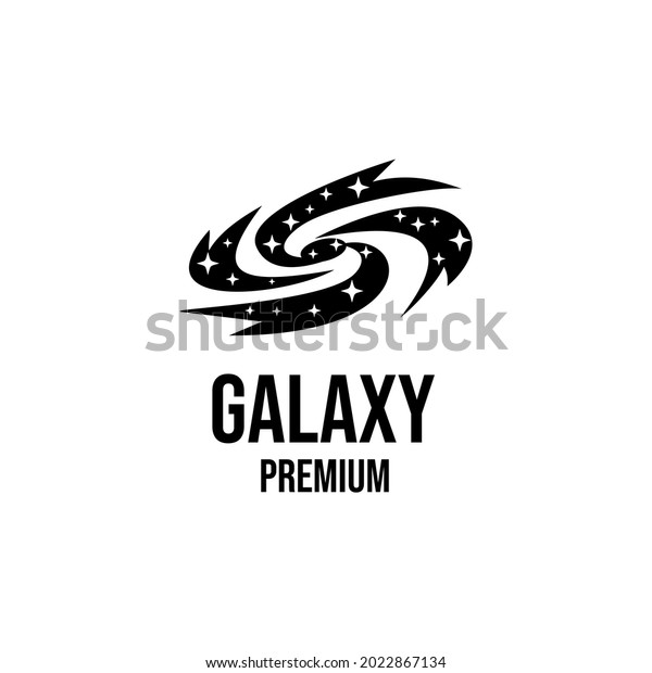 Galaxy Logo Icon Design Vector Illustration Stock Vector (Royalty Free ...