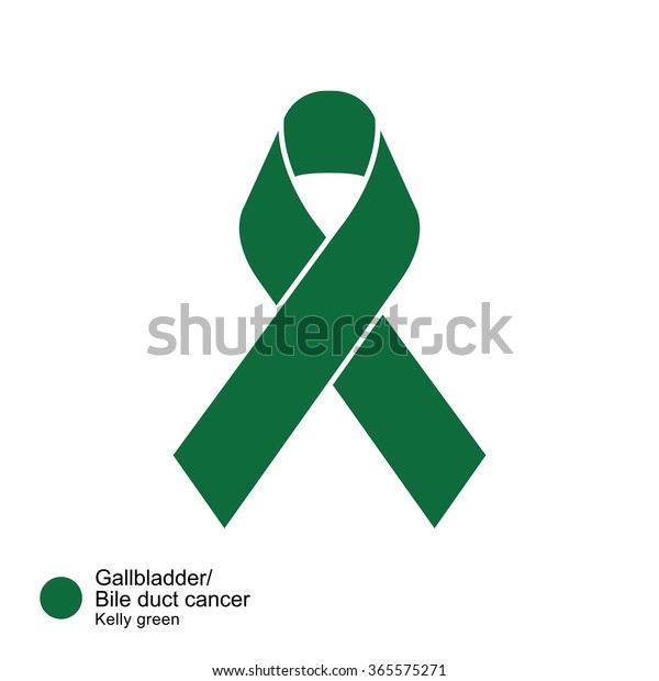 Gallbladder Bile Duct Cancers Ribbon Vector Stock Vector (Royalty Free ...