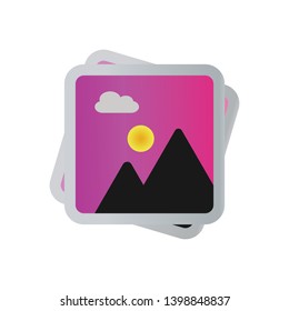 Gallery Logo Icon Design Template Vector Stock Vector (Royalty Free ...