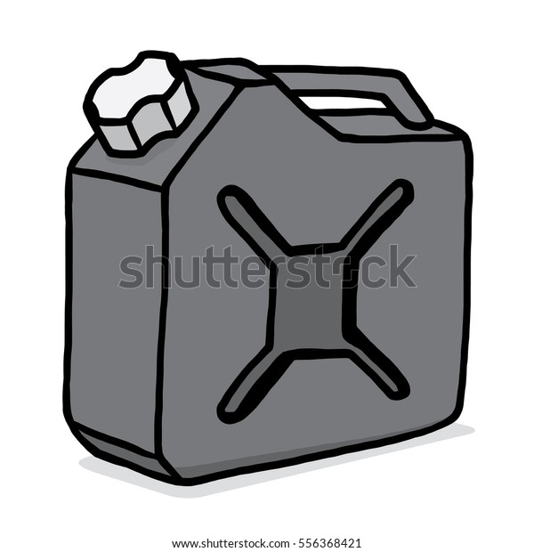 Gallon Cartoon Vector Illustration Hand Drawn Stock Vector (Royalty ...