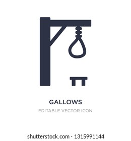 Gallows Logo Cartoon Icon Design Template Stock Vector (Royalty Free ...