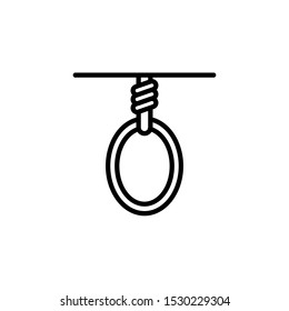 Gallows Scaffold Frame Stock Vector (Royalty Free) 1530229304