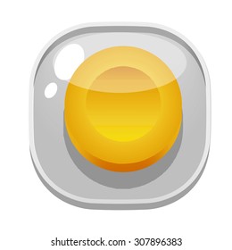 Game Button Icons Coins Mobile Games Stock Vector (Royalty Free ...