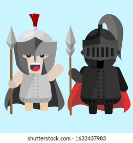 Game Character Guard Guide Stock Vector (Royalty Free) 1632437983 ...