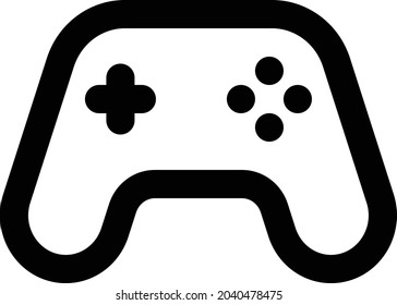 Game Controller Line Art Illustration Stock Vector (Royalty Free ...