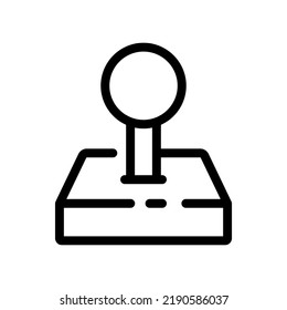 Game Controller Outline Gamepad Icon Minimal Stock Vector (Royalty Free ...