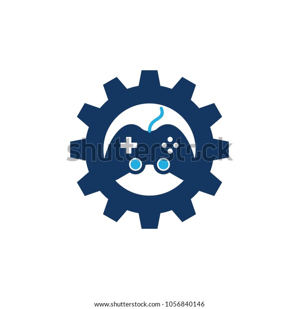Game Gear Logo Icon Design Stock Vector (Royalty Free) 1056840146