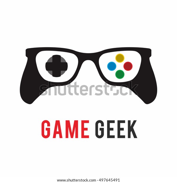 Game Geek Logo Icon Symbol Template Stock Vector (Royalty Free) 497645491