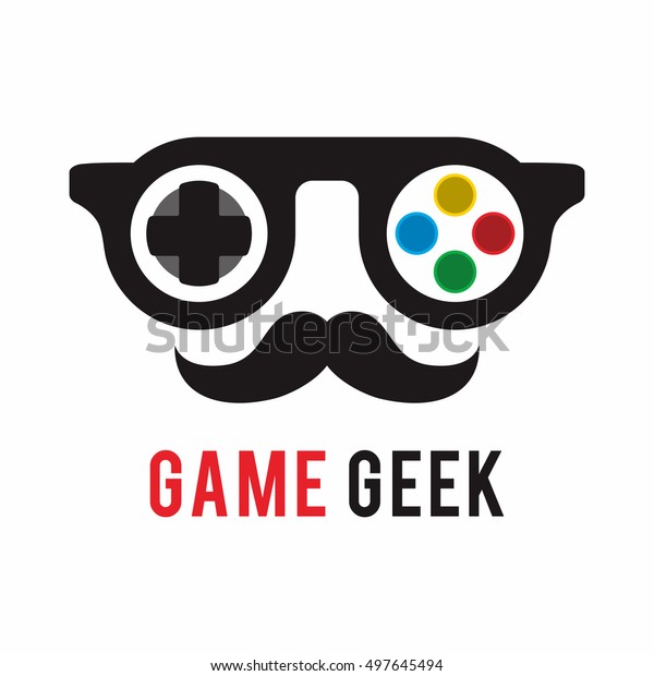 Game Geek Logo Icon Symbol Template Stock Vector (Royalty Free) 497645494