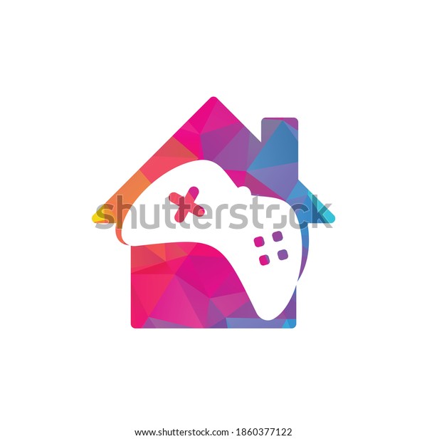 Game House Logo Template Design Vector Stock Vector (Royalty Free ...