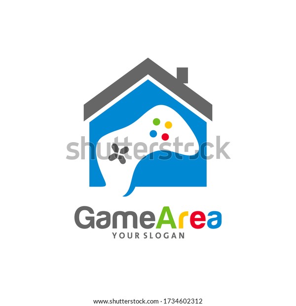 Game House Logo Vector Template Creative Stock Vector (Royalty Free ...