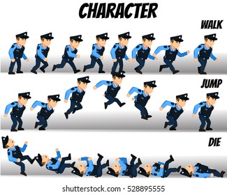 116 Police sprite sheet Images, Stock Photos & Vectors | Shutterstock