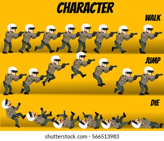 118 vetores de Police sprite sheet Vetores, imagens e arte vetorial ...
