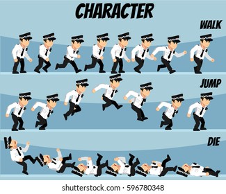 354 Running man sprite sheet Stock Vectors, Images & Vector Art ...