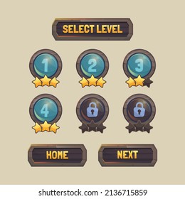 937 Level selection ui Images, Stock Photos & Vectors | Shutterstock