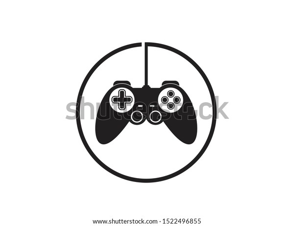 Game Logo Design Template Stick Game Stock Vector (Royalty Free ...