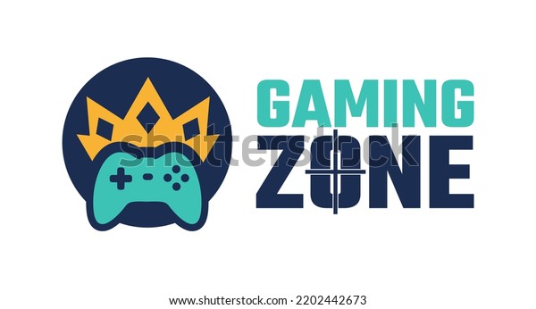 Game Logo Gaming Flat Design Vector Stock Vector (Royalty Free ...