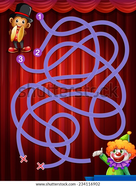Game Maze Carnival Stock Vector (Royalty Free) 234116902 | Shutterstock
