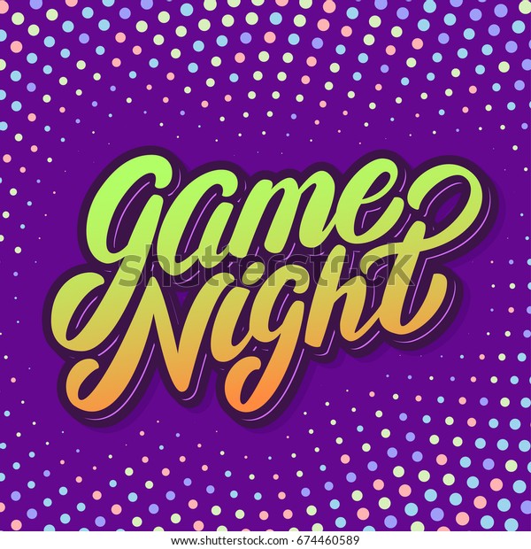 Game Night Banner Stock Vector (Royalty Free) 674460589 | Shutterstock