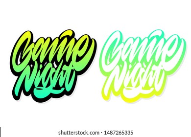Surf Rider Handwritten Vector Lettering Design: vector de stock (libre ...