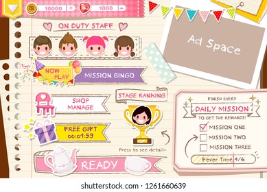 Game Object Vector Element Vector Interface Stock Vector (Royalty Free ...
