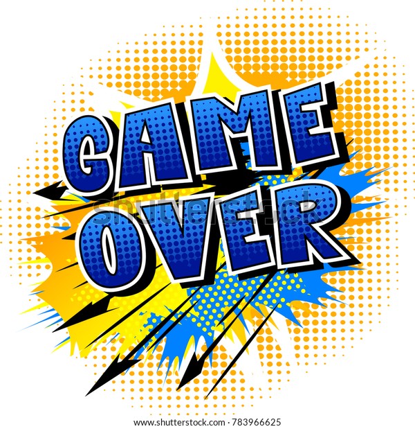 「Game Over Comic Book Style Word」のベクター画像素材（ロイヤリティフリー） 783966625 ...