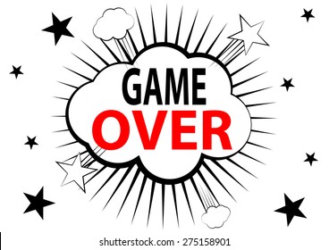 Game Over Illustration Stock Vector (Royalty Free) 275158901 | Shutterstock