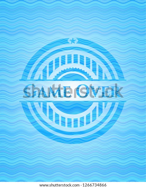 Game Over Water Concept Emblem Background Stock Vector (Royalty Free ...