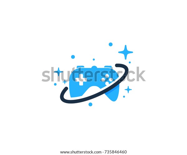Game Planet Icon Logo Design Element Stock Vector (Royalty Free ...