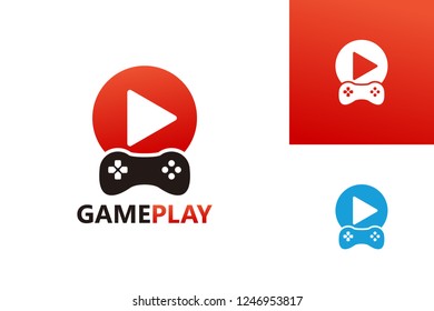 Game Play Logo Template Design Vector Stock Vector (Royalty Free ...