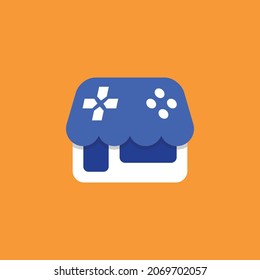 Game Shop Logo Icon Fun Concept Stock Vector (Royalty Free) 2069702057 ...