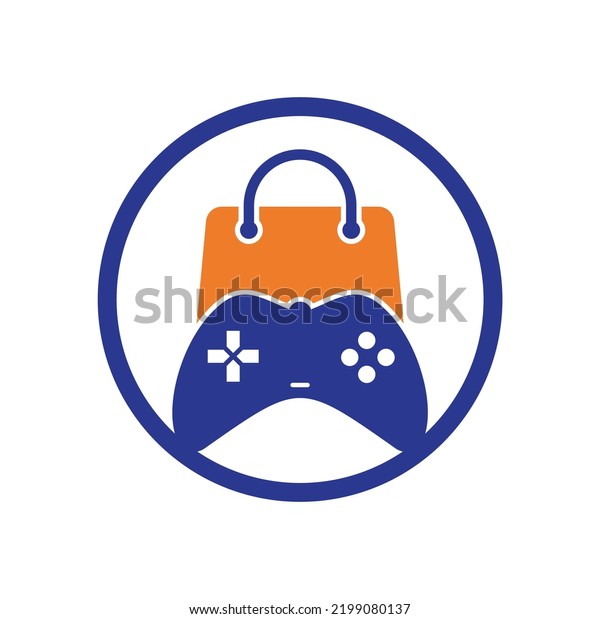 Game Shop Vector Logo Design Shopping Stock Vector (Royalty Free ...