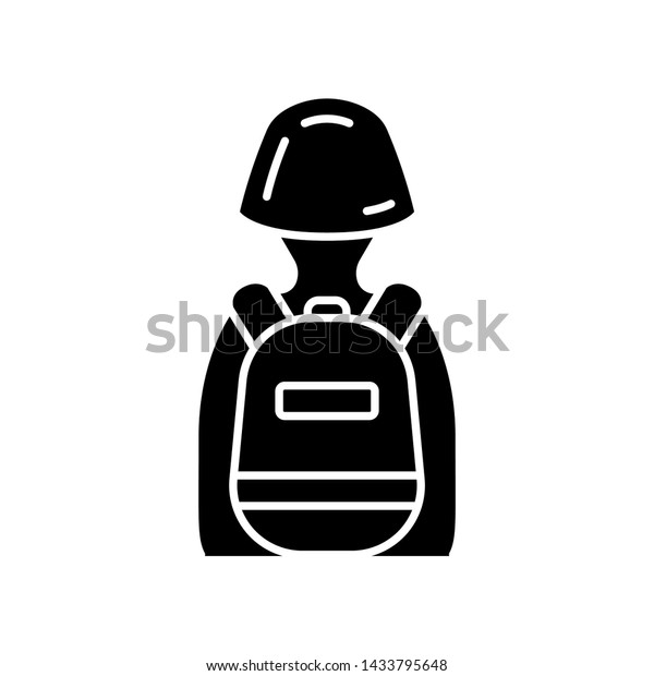 Game Soldier Tactical Backpack Glyph Icon Stock Vector (Royalty Free ...
