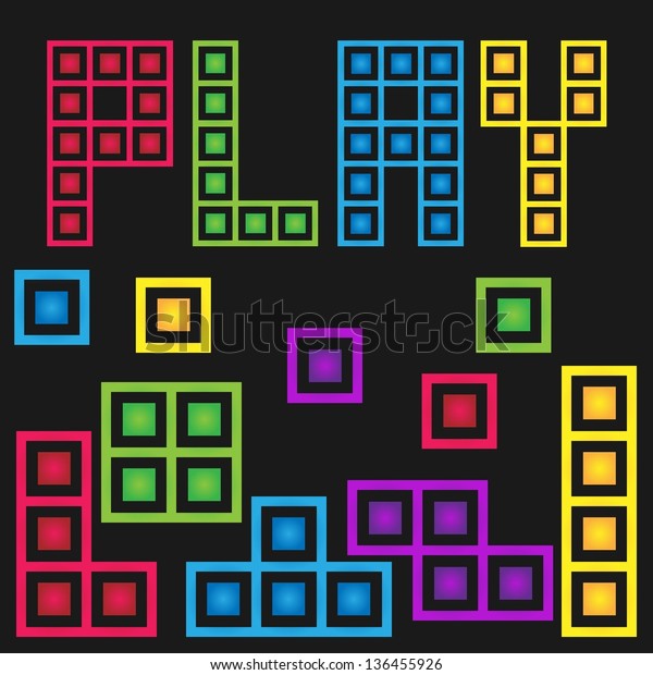Game Stock Box Five Color Stock Vector (Royalty Free) 136455926 ...