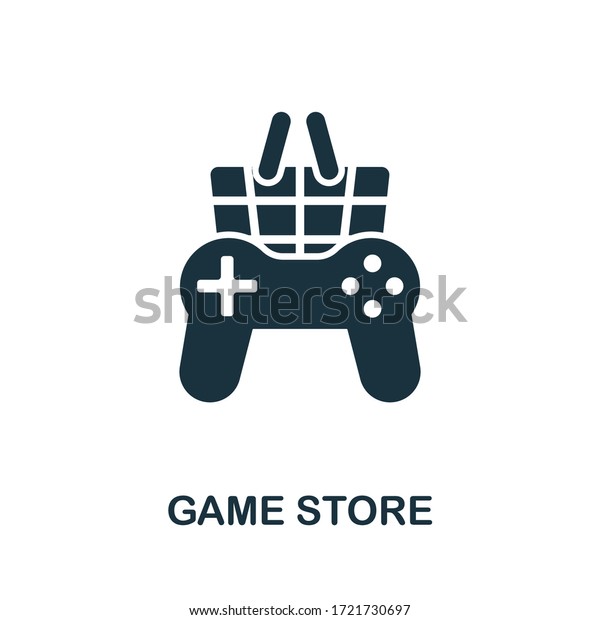 Game Store Icon Video Games Collection Stock Vector (Royalty Free ...