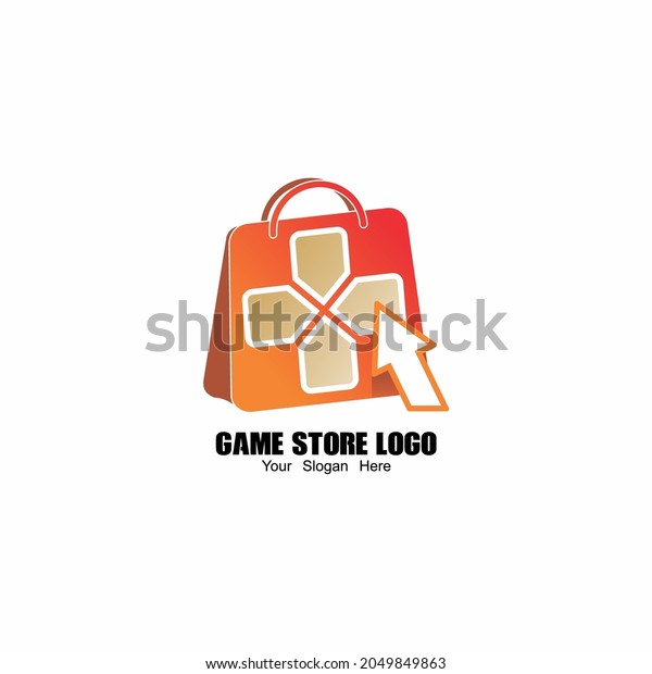 Game Store Logo Online Game Shop Stock Vector (Royalty Free) 2049849863 ...