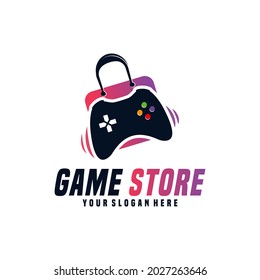 Game Store Logo Template Design Vector Stock Vector (Royalty Free ...