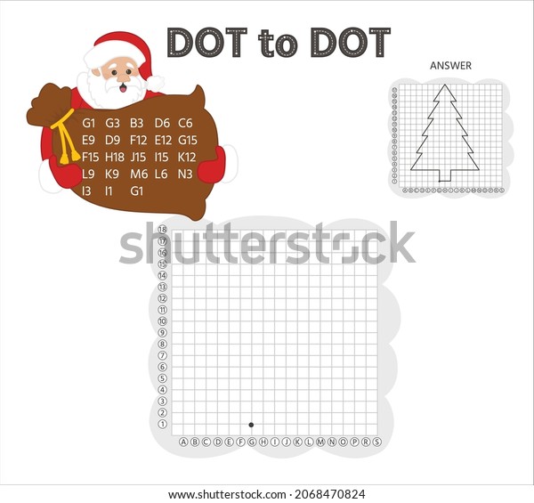 Game Tasks Kids Draw Points By Stock Vector (Royalty Free) 2068470824 ...