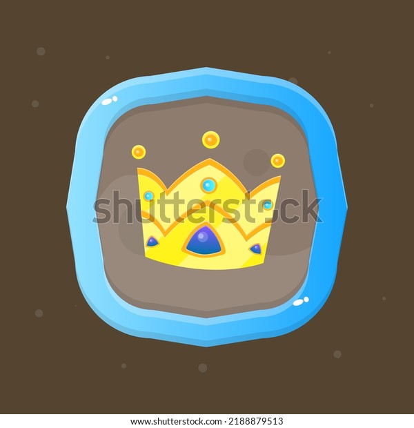 Game Ui Crown Icon Rpg Games Stock Vector (Royalty Free) 2188879513 ...
