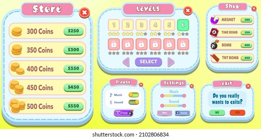 3,157 Shop game ui Images, Stock Photos & Vectors | Shutterstock