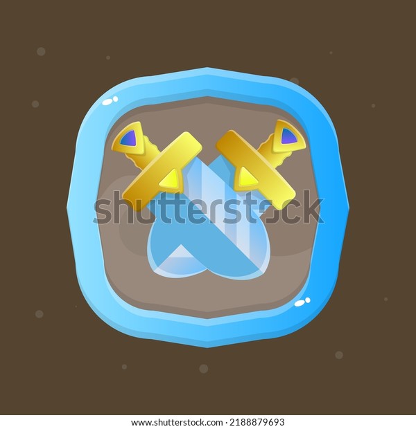 Game Ui Swords Icon Rpg Games: เวกเตอร์สต็อก (ปลอดค่าลิขสิทธิ์ ...