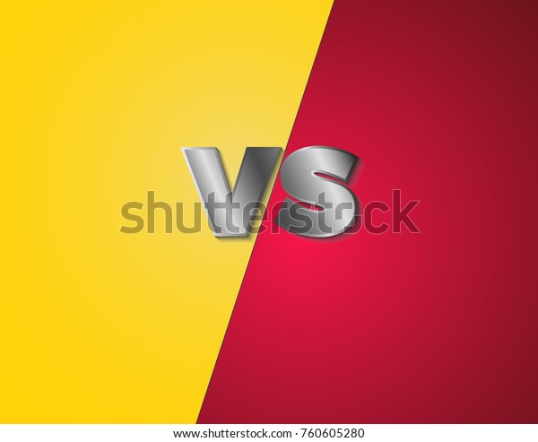 Game Versus Vs Background Fight Competition Stock Vector (Royalty Free ...
