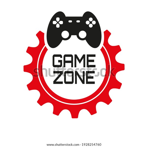 Game Zone Sign On White Background Stock Vector (Royalty Free ...