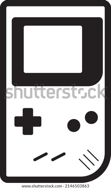 Gameboy Retro Gaming Vector Clipart: เวกเตอร์สต็อก (ปลอดค่าลิขสิทธิ์ ...