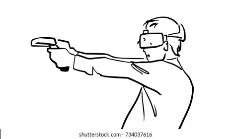146 Gamer side view Stock Vectors, Images & Vector Art | Shutterstock