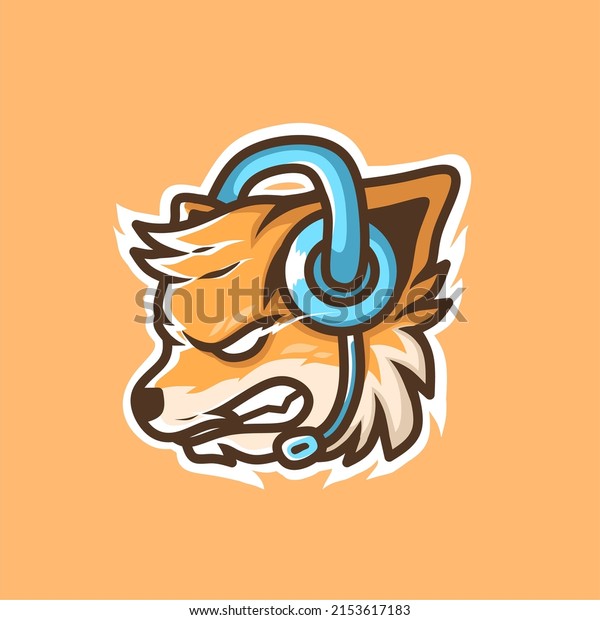 Gamer Fox Logo Mascot Vector Design: เวกเตอร์สต็อก (ปลอดค่าลิขสิทธิ์ ...